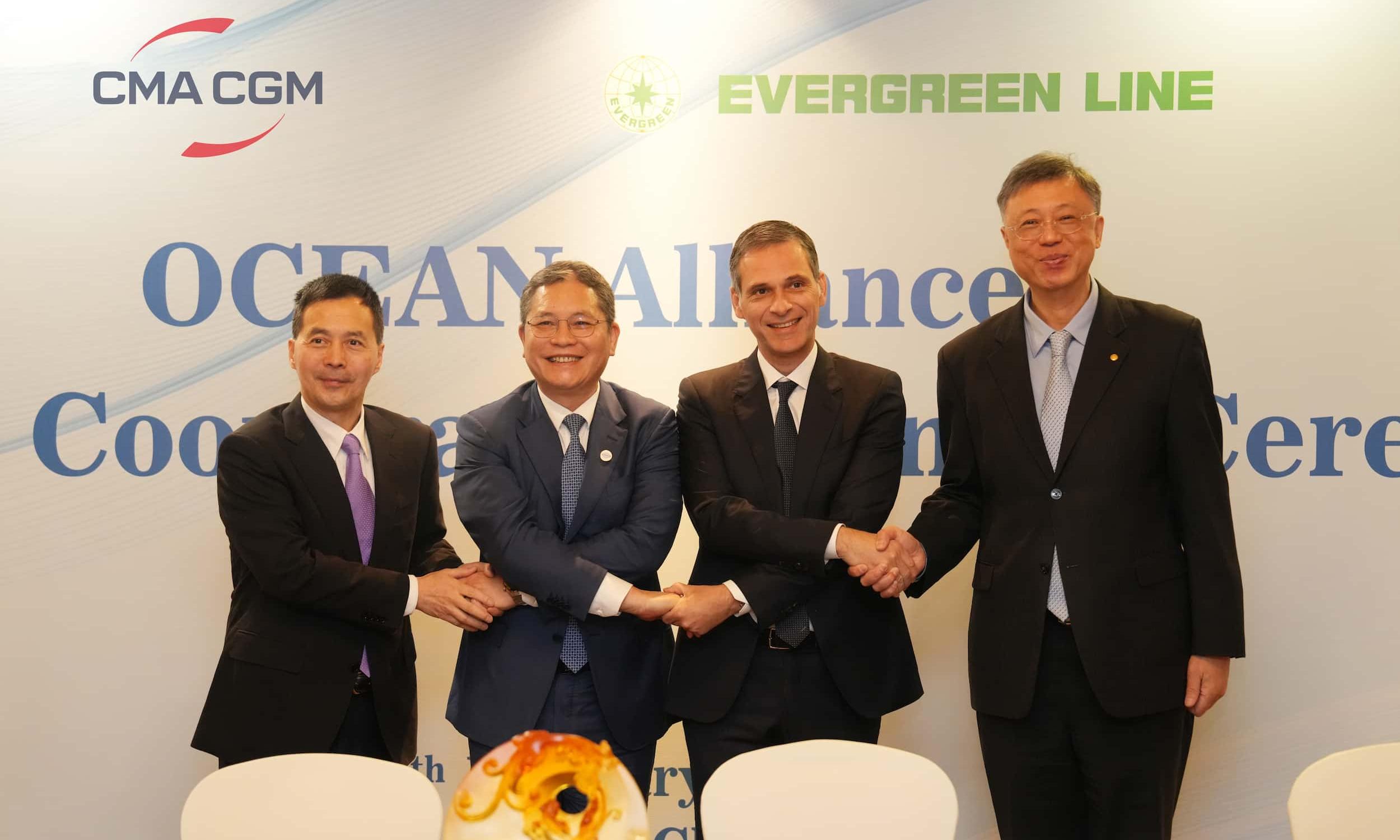 CMA CGM, COSCO, Evergreen & OOCL extend OCEAN Alliance till 2032