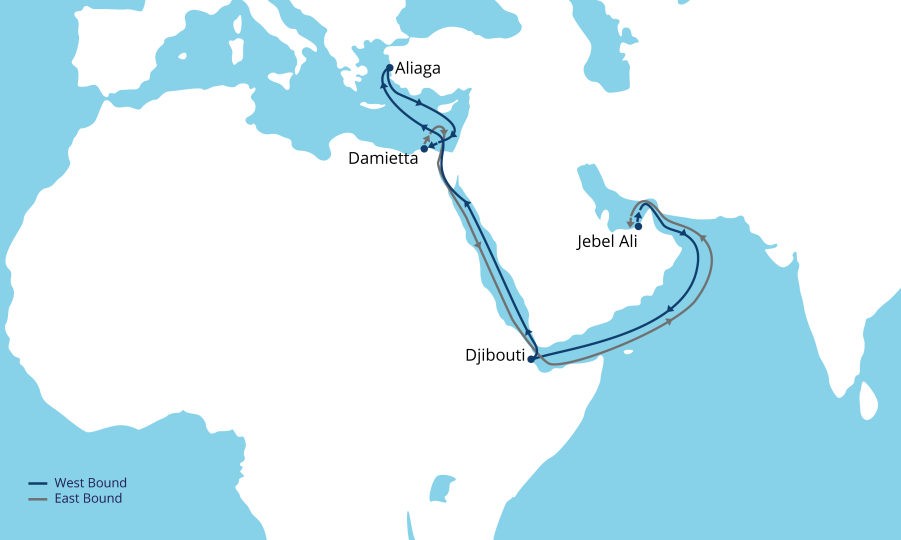 SeaLead launches new Jebel Ali-Mediterranean service via Suez